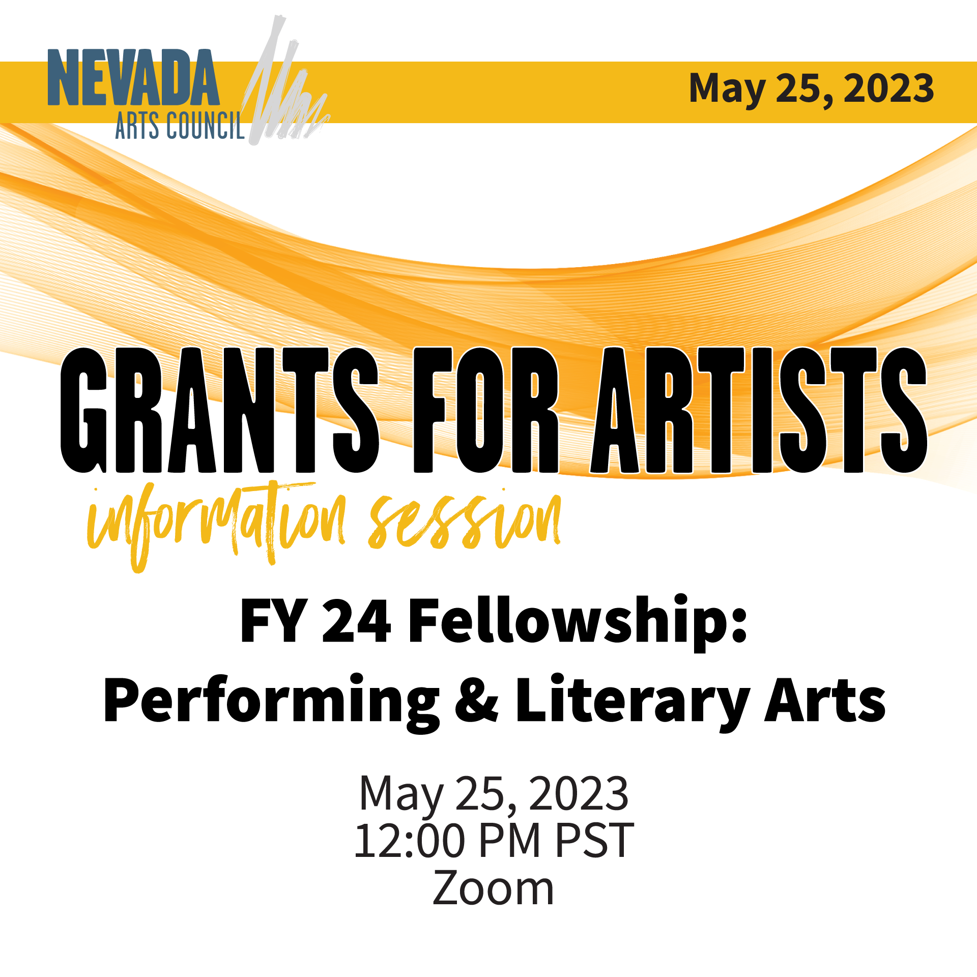 FY24 Fellowship Informational Session | Nevada Arts Council
